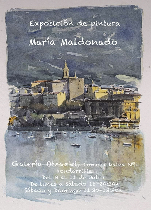 EXPOSICIÓN DE PINTURA DE MARÍA MALDONADO - JULIO 2023 - GALERÍA OTZAZKI ...