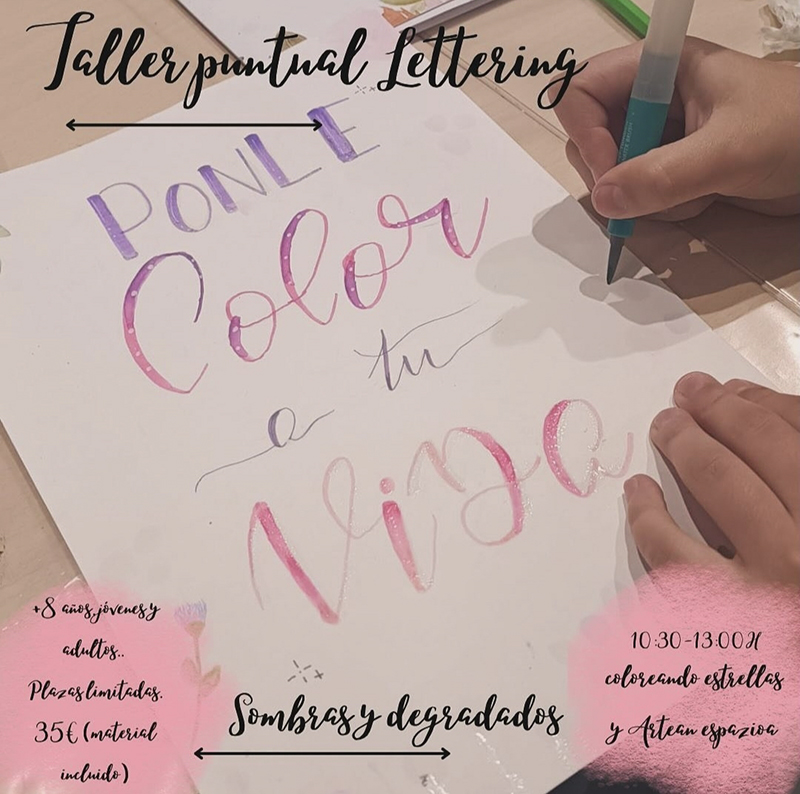 TALLER PUNTUAL DE LETTERING, "SOMBRAS Y DEGRADADOS" - 17 DE FEBRERO ...